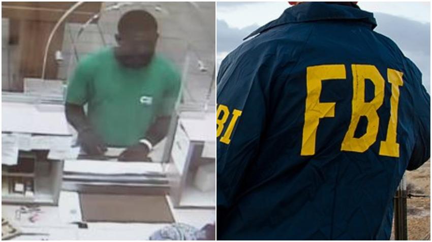 Captan en cámara a un hombre robando un banco en Miami