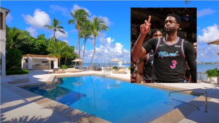 Dwyane Wade pone a la venta su mansión en Miami Beach por $32,5 millones