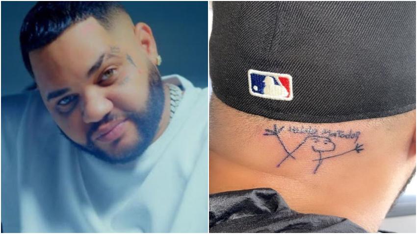 Reguetonero cubano Taiger se tatúa en el cuello el título de su último ...