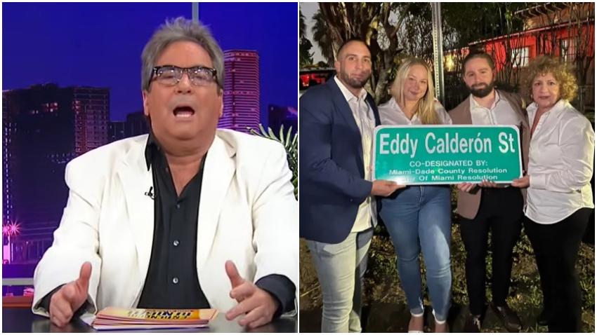 En reconocimiento al humorista y presentador Eddy Calderón, será puesto ...