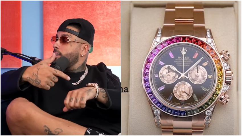 Nicky Jam muestra su reloj de $1.2 millones de dólares: "Mis relojes no ...